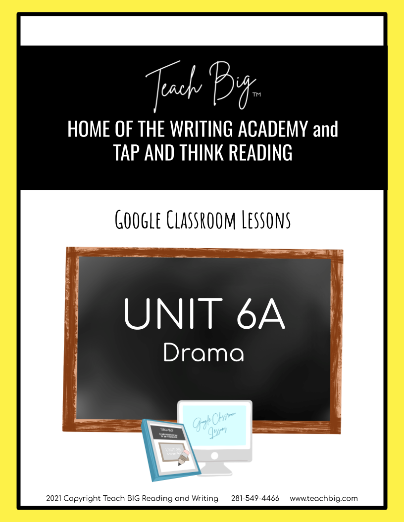 2nd Grade | Unit 6A: Drama – Teach Big!