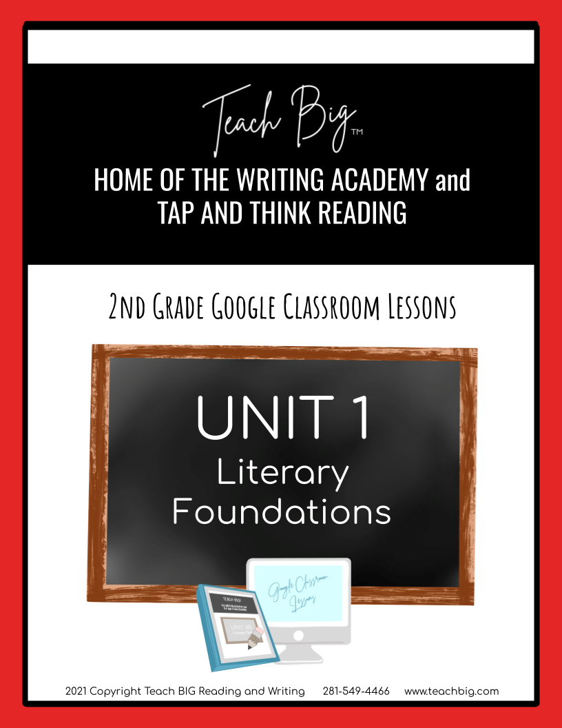 2nd Grade | Unit 1: Literary Foundations – Teach Big!