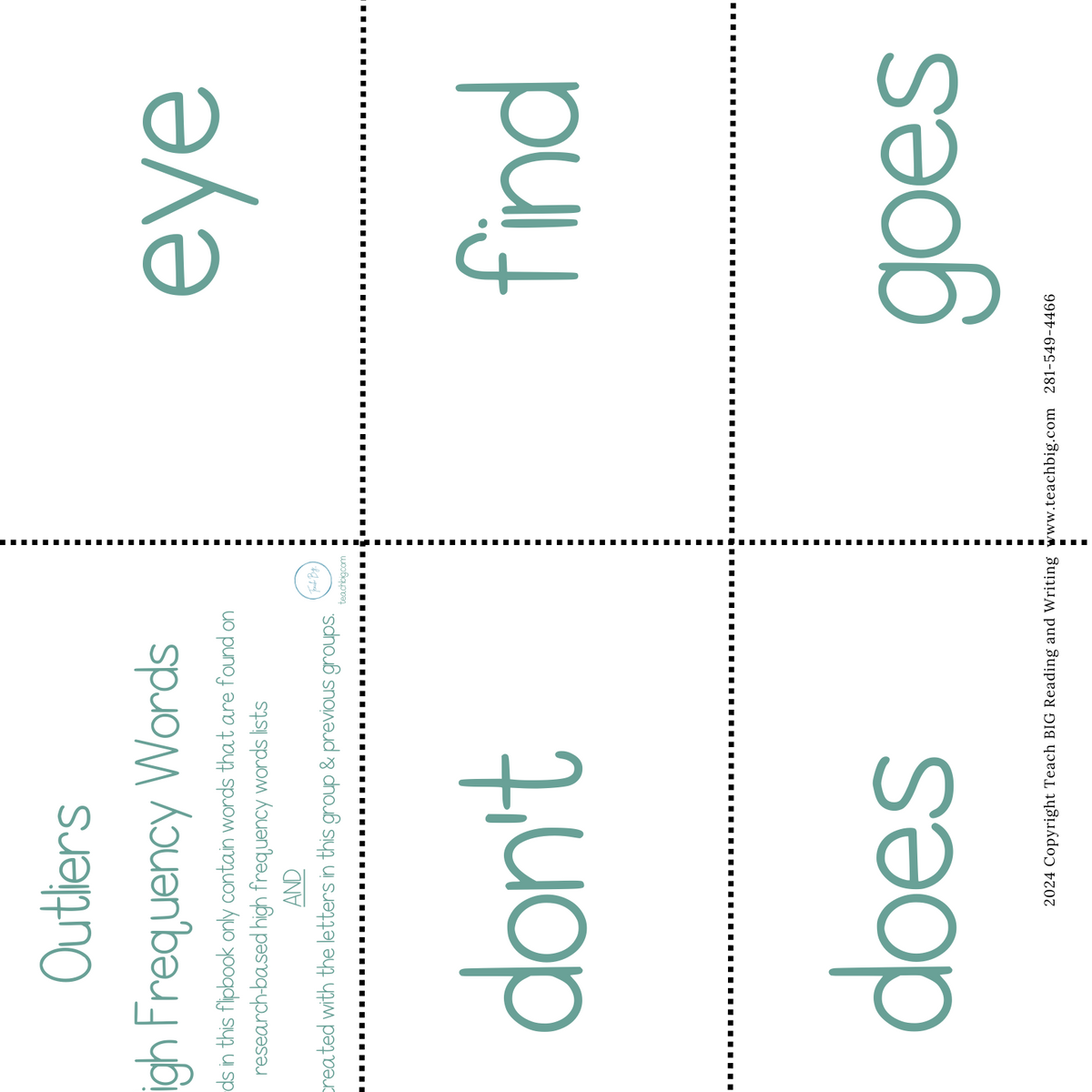 High Frequency Words Booklet - Outliers | These high frequency booklet ...