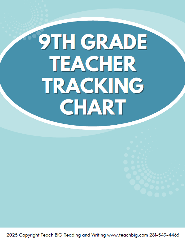 Released Test Tracking Chart – Grade 9 – Teach Big!